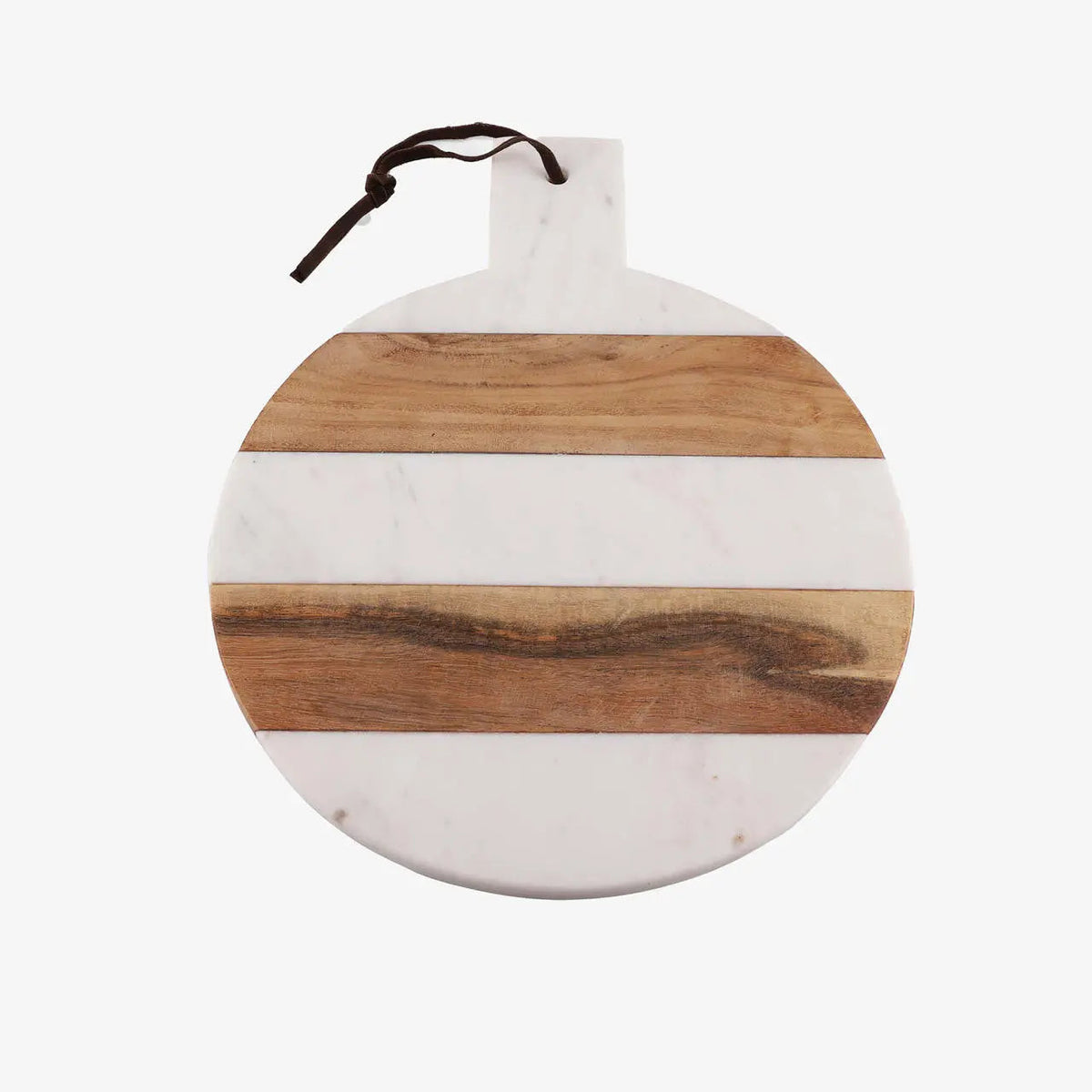 Mez Round Marble Wood Paddle Charcuterie Board — Kitchen Supply Wholesale