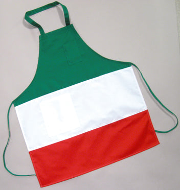 Italian Theme Bib Apron — Kitchen Supply Wholesale